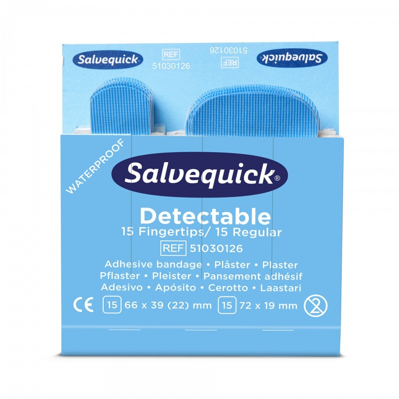 Salvequick® Detectable, Refill 6754CAP, 125 x 100 x 90 mm, P30